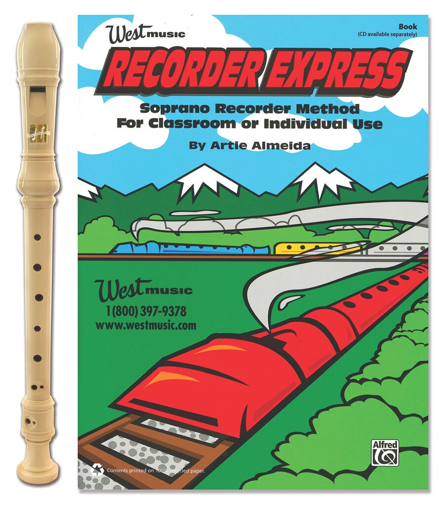 Harmony H100 Recorder w/Recorder Express Book - cheapinstrument.com